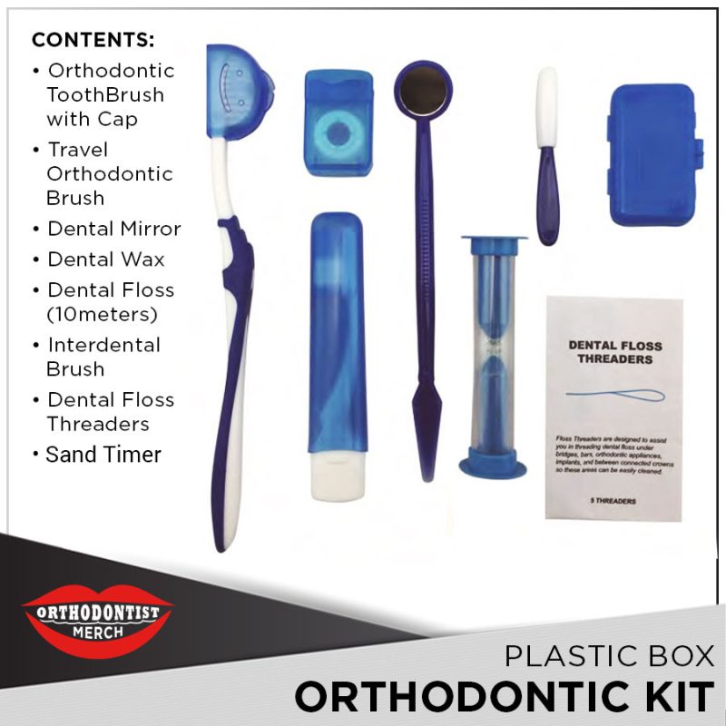 Orthodontic Kit in Plastic Box (8 piece) - OrthodontistMerch