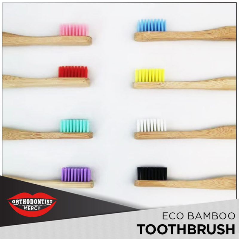 Bamboo Toothbrush Branded in Kraft Box - OrthodontistMerch